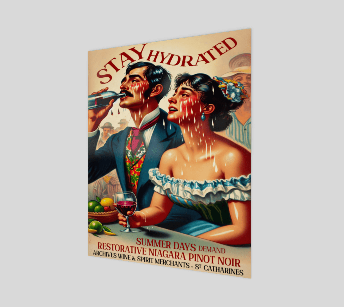 Stay Hydrated poster at Archives - online bottle shop with free ...